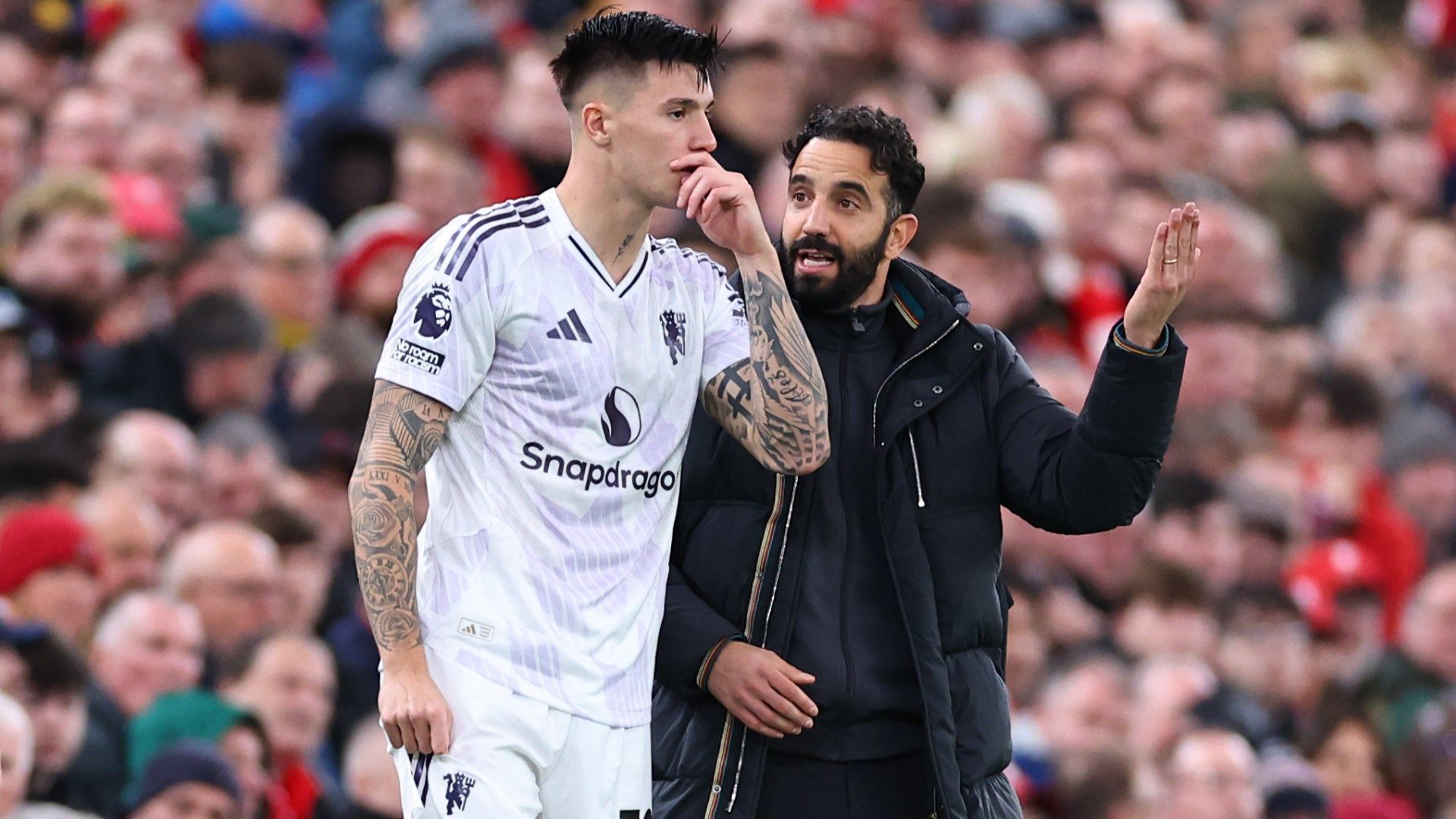 Ruben Amorim explains bold decision to bench Benjamin Sesko for Liverpool clash after Man Utd ...